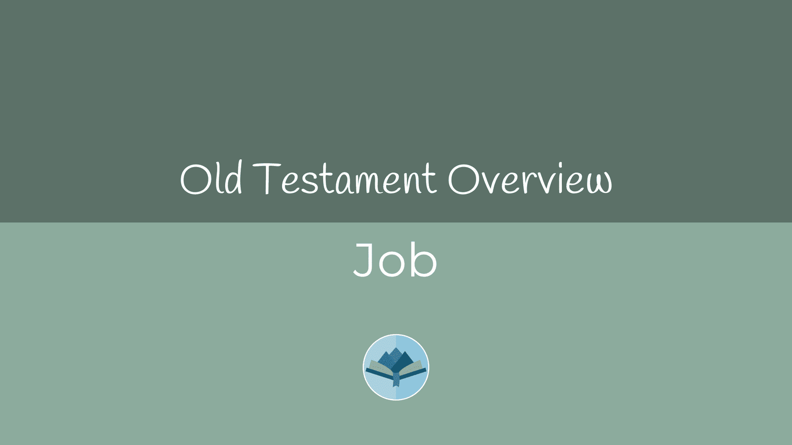 Main Themes of the Book of Job | Water on Thirsty Land