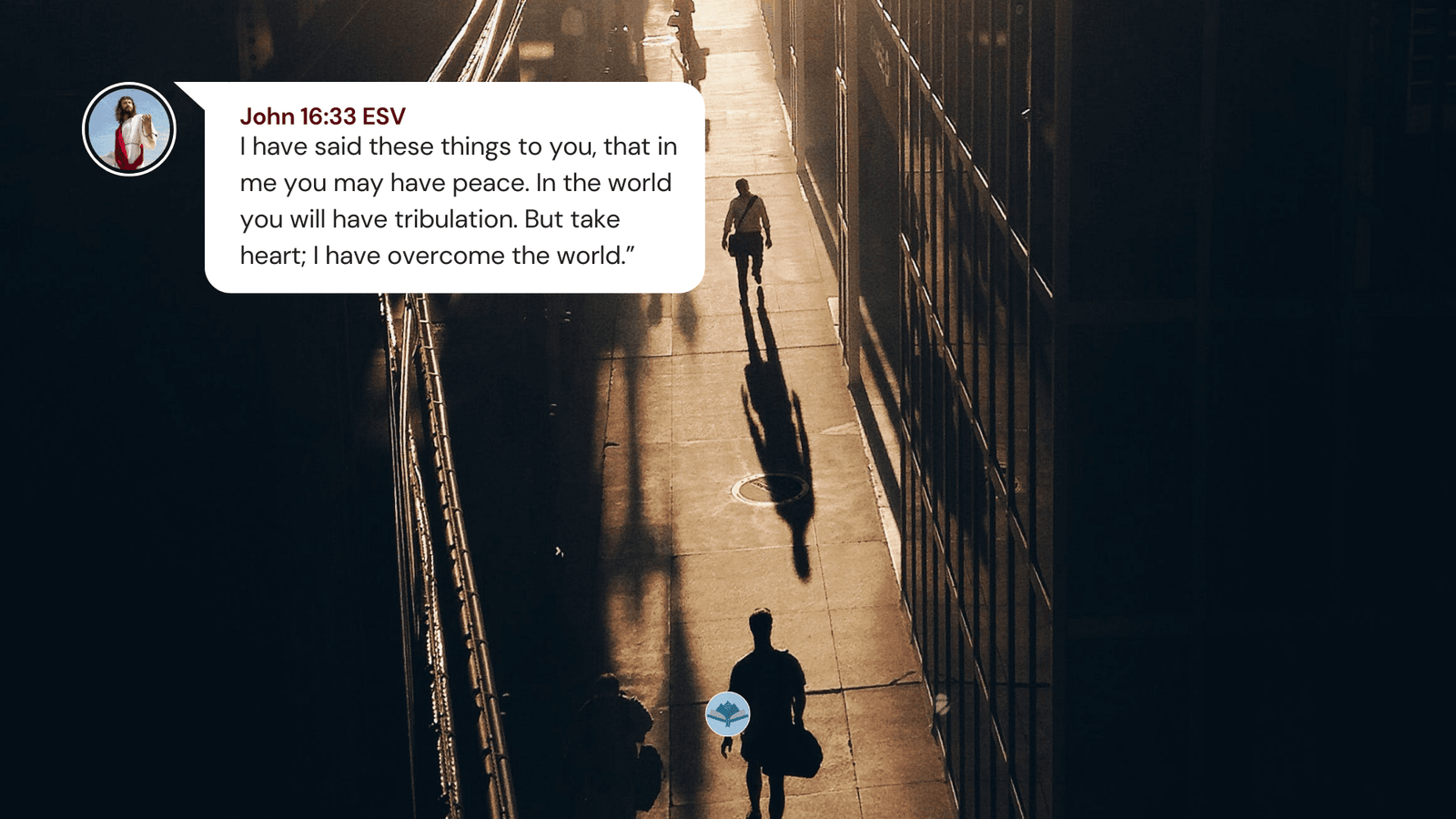 John 16:33 v2 Wallpapers | Water on Thirsty Land